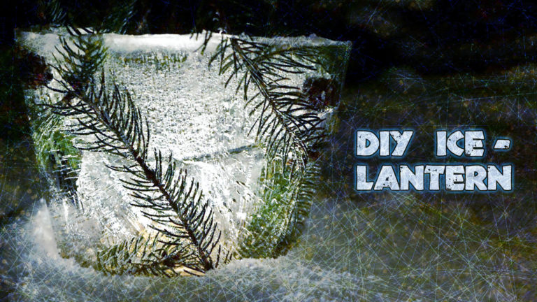 EASY DIY ICE LANTERN | The most beautiful winter decorations