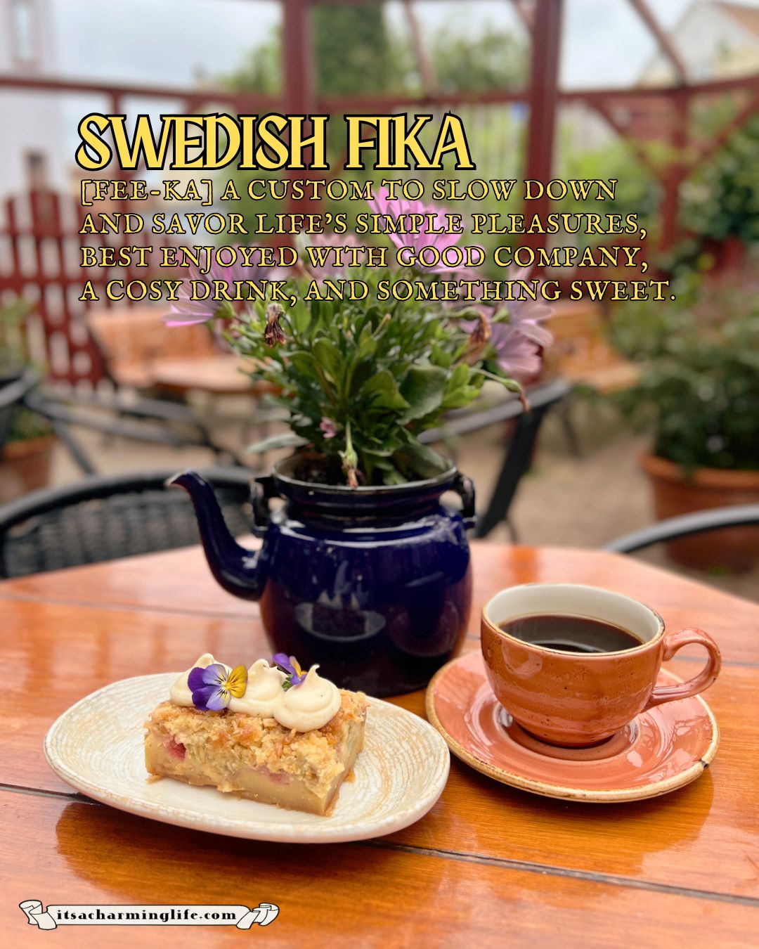 SWEDISH FIKA CULTURE ☕️ An excellent boost of joy