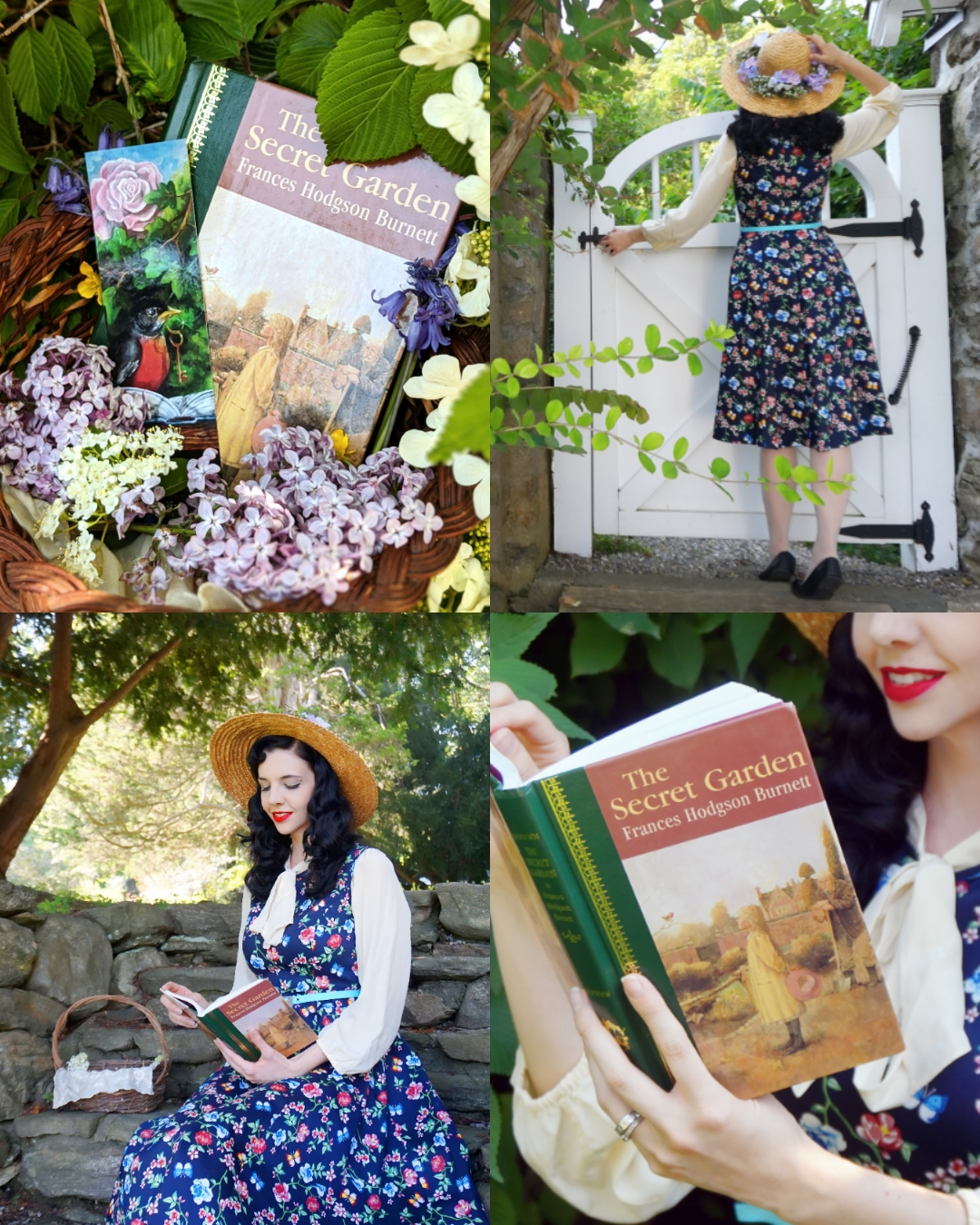 BOOK INSPIRED OUTFITS | Vintage “The Secret Garden” | Cottagecore with ...